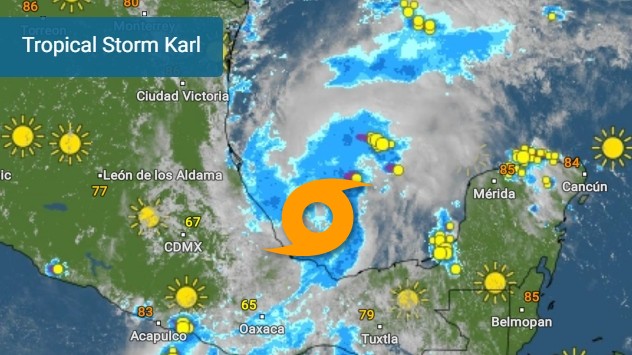 Tropical update: Tropical Storm Karl forms in the Gulf – Weather News