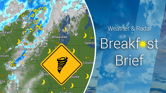 Breakfast Brief - Widespread tornado risk kicks off the week – Weather News