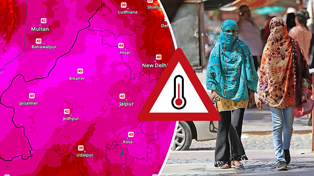 Intense Temperatures over Rajasthan – Weather News