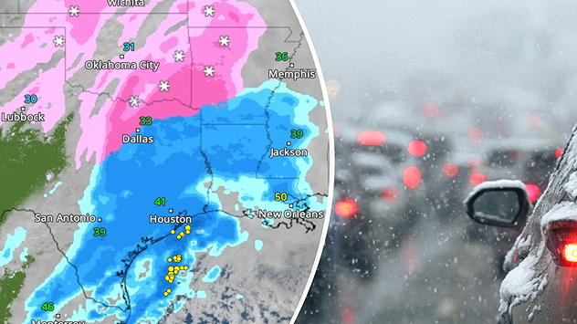 Snow from southern Plains to Atlantic Coast – Weather News