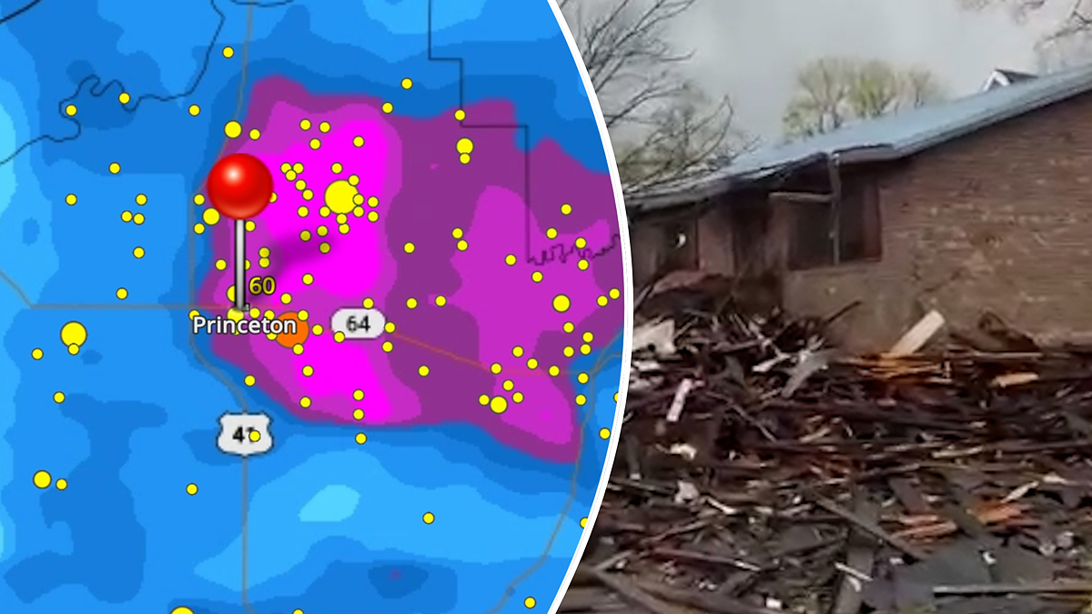 Tornado hits Princeton, Ind. – Weather News