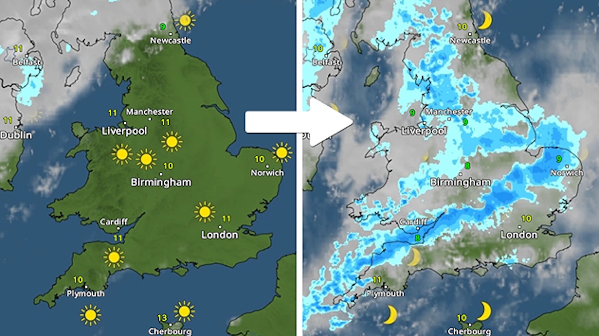 For England & Wales: Clear, sunny weather departs soon – Weather News
