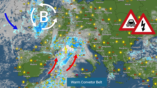 Domenica con allerta meteo. le aree a rischio - Notizie meteo