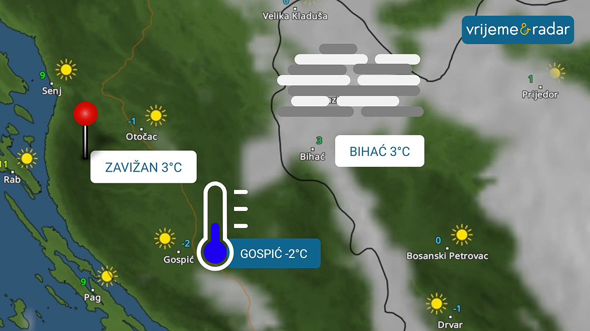 Mraz uz vedrinu, blaže uz maglu i na planinama? - Vijesti o vremenu