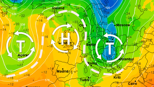14-Tage-Wetter - Wetterlage stellt sich am Wochenende um