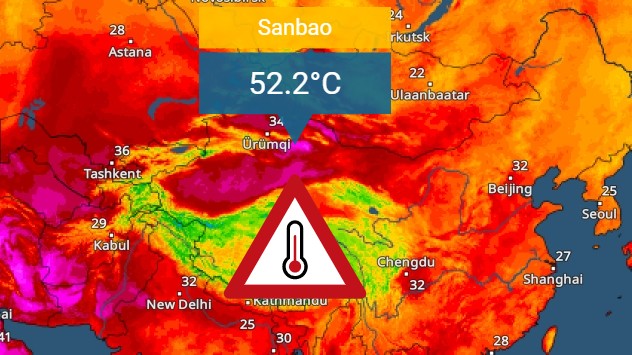 52.2°C temperature record: China shatters all-time high – Weather News
