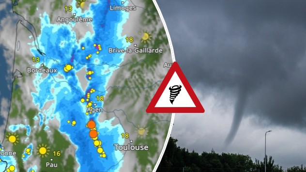Orages intenses et tornade ce week-end - Actualités météo