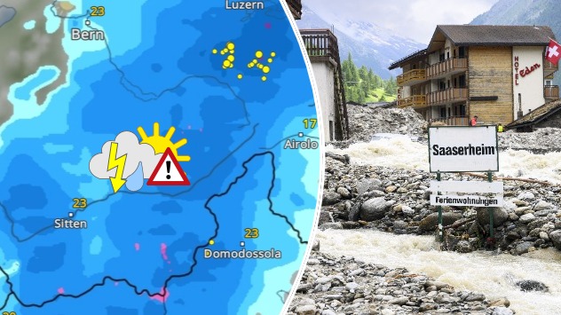 Drohen neue Unwetter? Am Wochenende wieder kräftige Gewitter