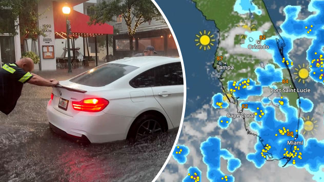 Florida underwater - Record rain, another full day of showers – Weather ...
