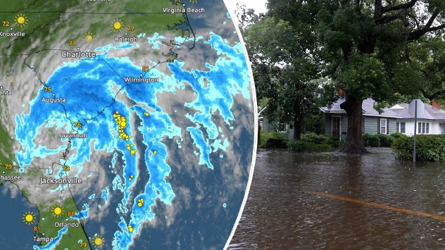 Tuesday's live blog: Historic rainfall from Debby – Weather News