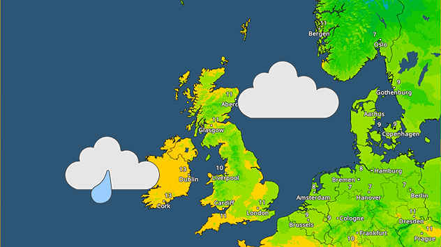 Cloudy and drizzly in the west – Weather News