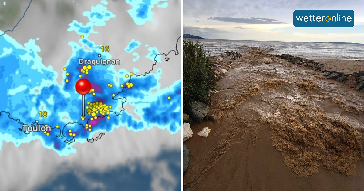 Sturzfluten in Südfrankreich - Mindestens 3 Tote durch Unwetter