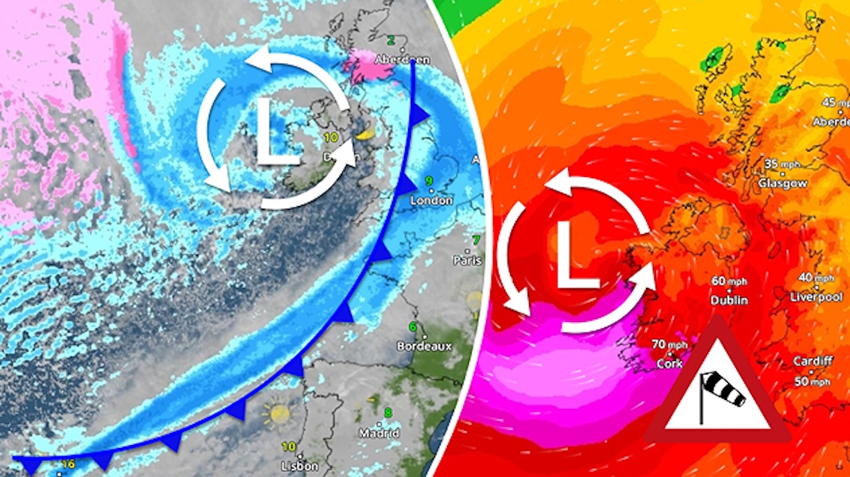 Stretches over 4,000 km: Front from the Azores to Scotland – Weather News