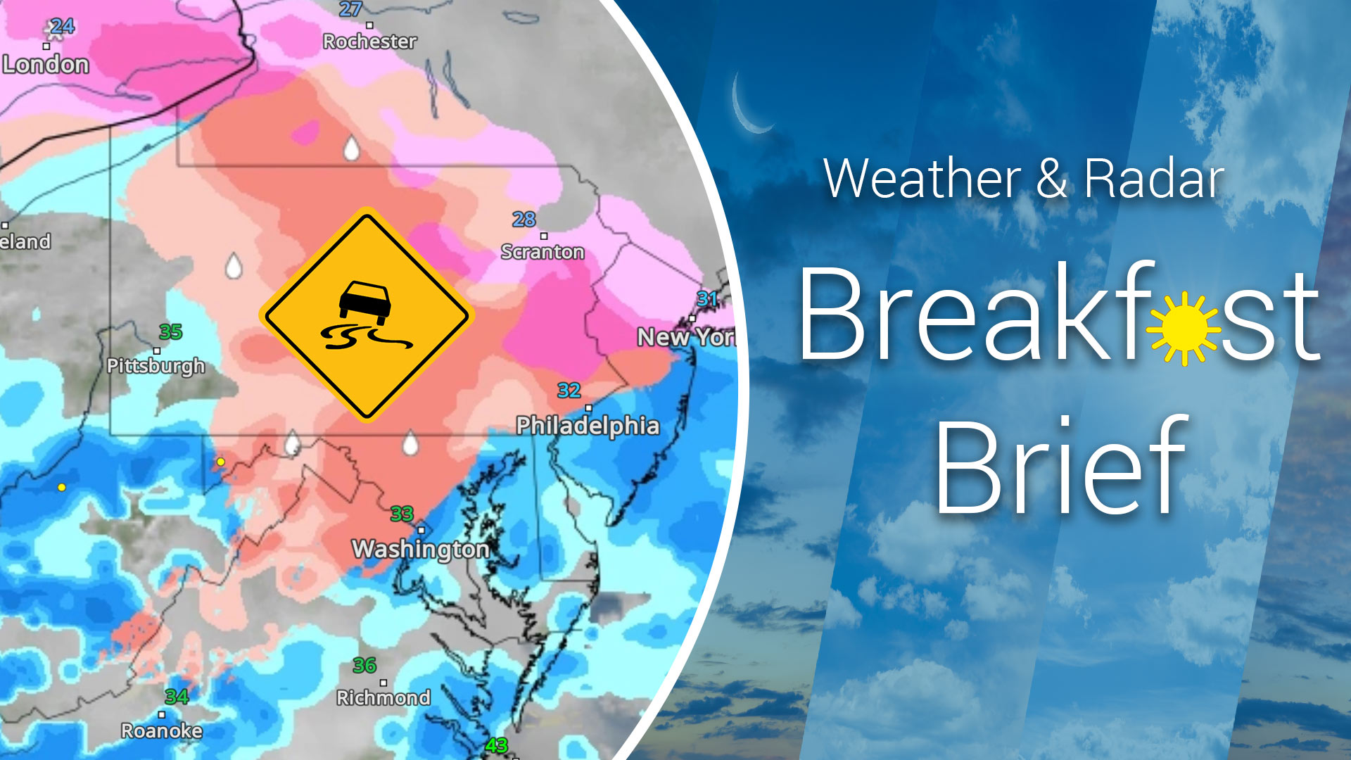 Breakfast brief: Icy mess departs Northeast – Weather News