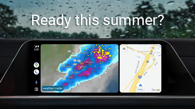 Upgrade your summer road trips with Weather & Radar on Android Auto ...