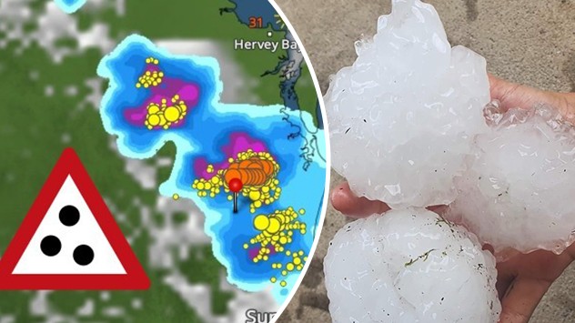 Footage of extreme storm: Giant hail Down Under – Weather News