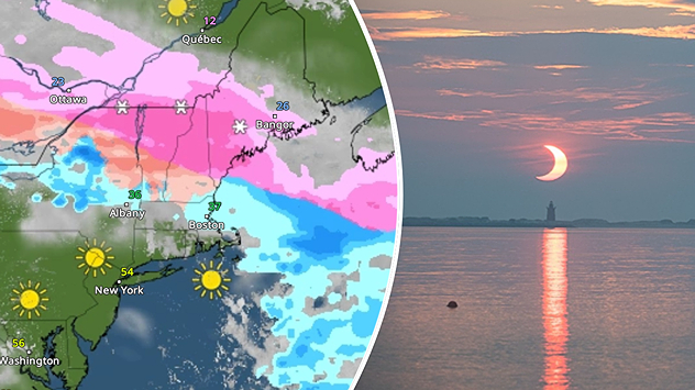 Early Saturday - Partial solar eclipse for the Northeast – Weather News