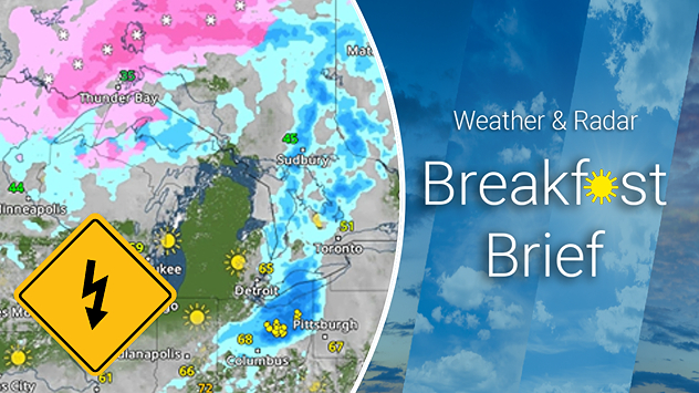 Breakfast Brief - Clipper system brings snow, severe weather – Weather News
