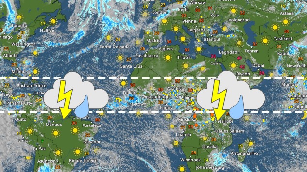 ITCZ thunderstorm machine on WeatherRadar – Weather News