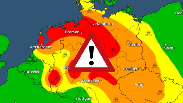 Starkes Tief im Anmarsch: Schnee, Glatteis und Sturm am Freitag