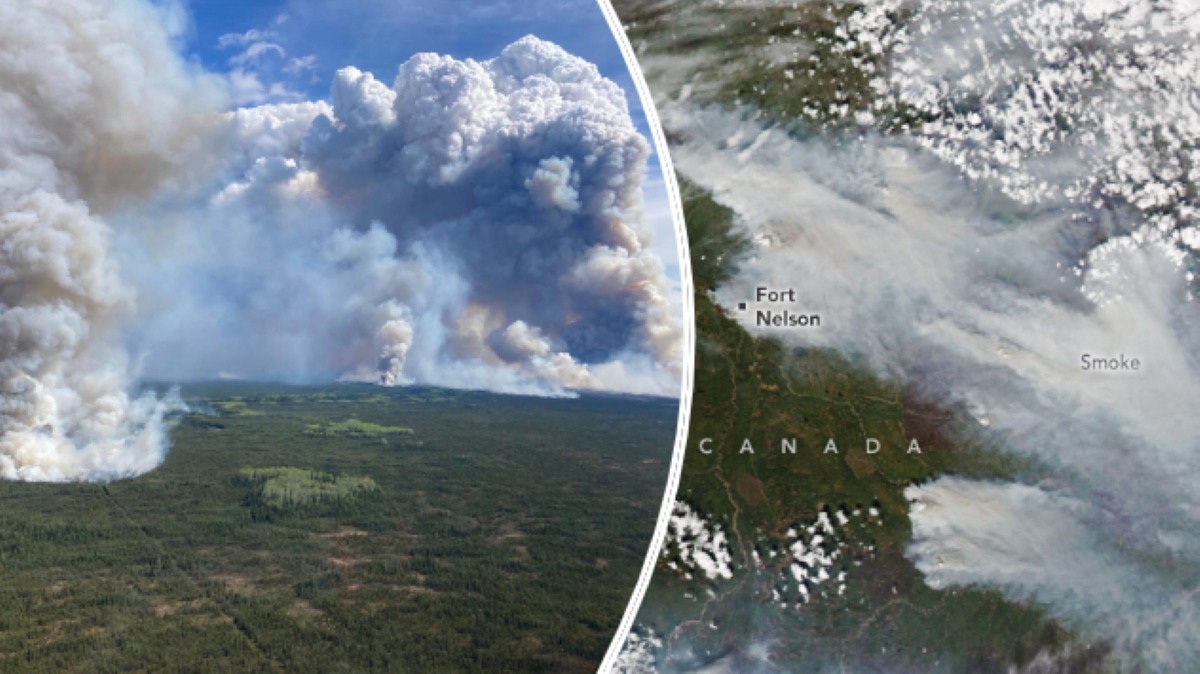 Canadian fire season: Thousands evacuated as wildfires spread – Weather ...