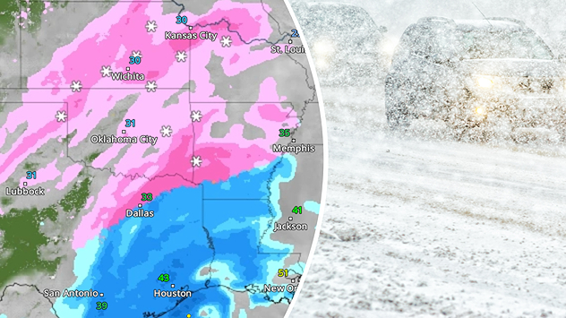 New winter storm brewing: Big Texas, South trouble – Weather News