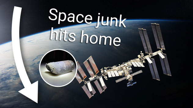 Straight from the ISS: 2-lb object breaks thru home – Weather News