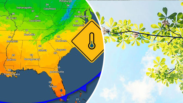 How cold will it be? Southeast: Late spring-like temps will end ...