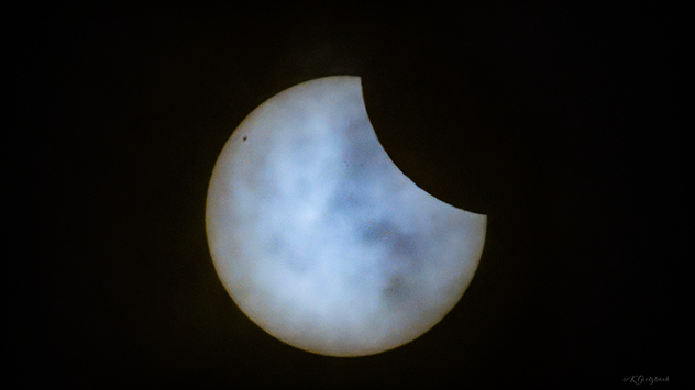 Partielle Sonnenfinsternis - Fotos zeigen "angeknabberte" Sonne