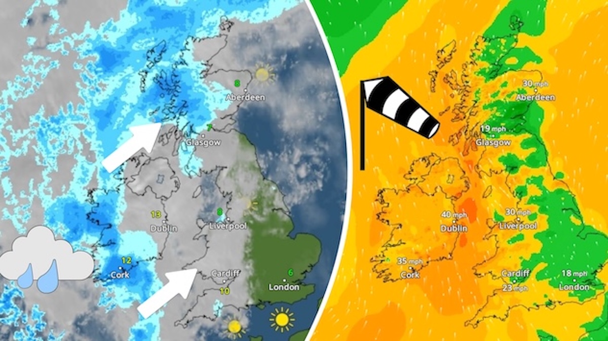 Gusty day for some as rain spreads east – Weather News