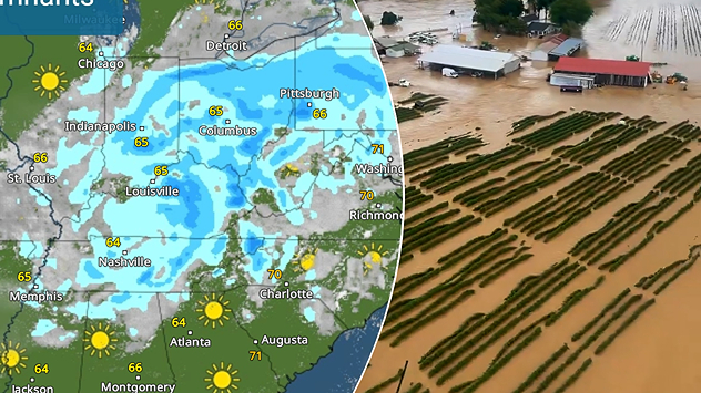 Latest on Helene's remnants: Rain and minor flooding still possible ...