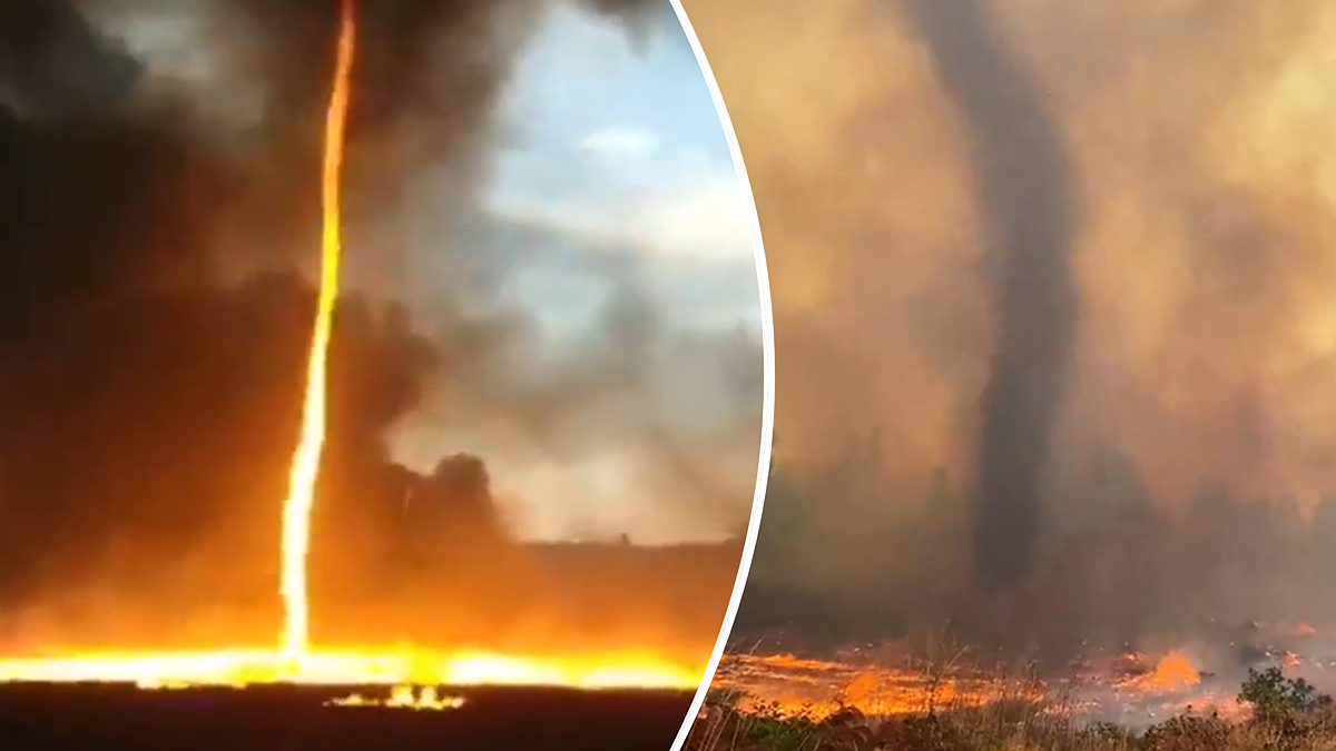 Vatreni tornado - lokalni vazdušni vrtlog od dima i vatre - Vesti o vremenu