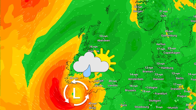Showery rain for some, brighter later – Weather News