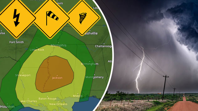 Deep South thru Texas: Rounds of severe storms threaten – Weather News