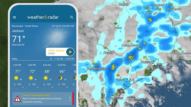 Southern storms: A few rumbles today – Weather News