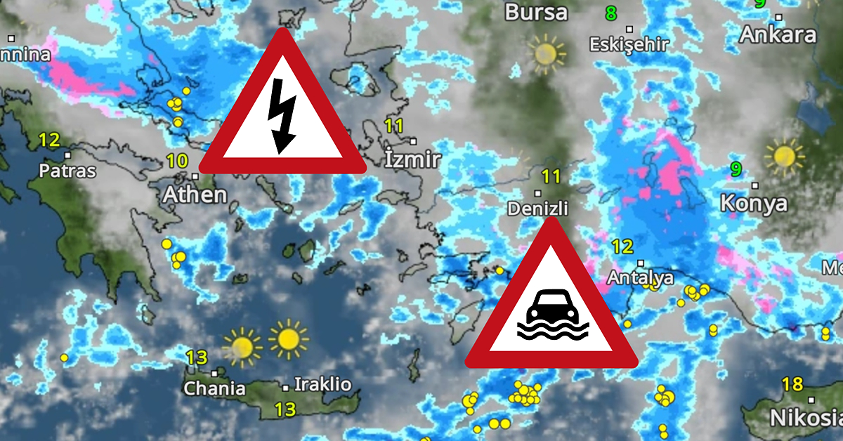 Unwettertief über Südosteuropa - Bis zu 200 Liter Regen