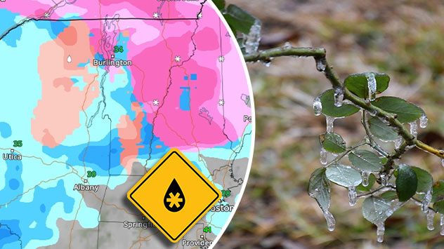 Northeast wintry mix: Glaze of ice & 2 inches of snow – Weather News