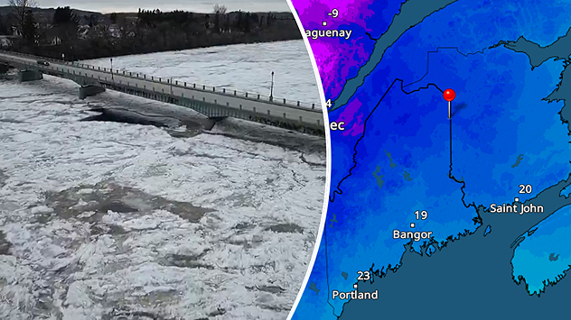 Another flood threat: Maine Ice jam – Weather News