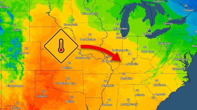 Temperatures soar to well above average across the Plains and Midwest ...