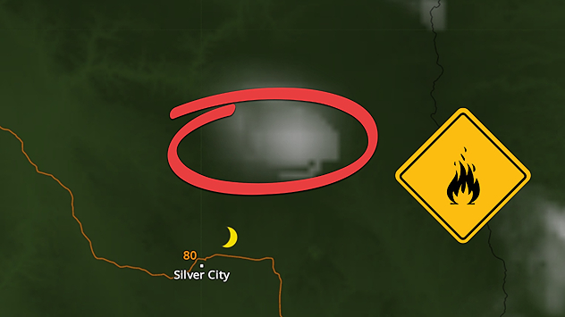Trout Fire in N.M. - Smoke caught on our WeatherRadar – Weather News