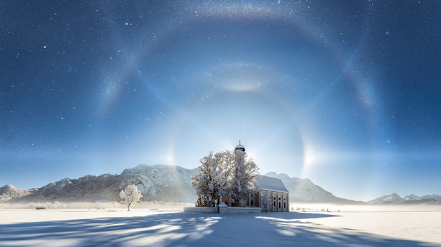 A sky spectacle: Incredible ice halos appear in Germany – Weather News