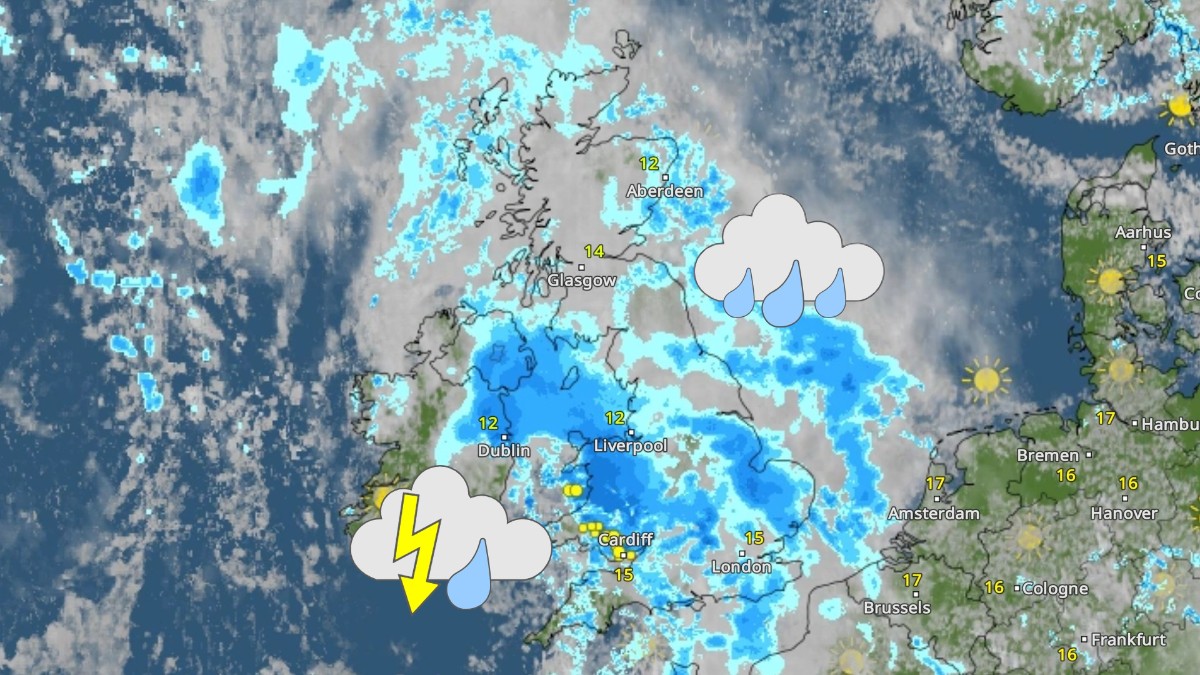 Warnings in place: washout Saturday as Storm Antoni arrives – Weather News