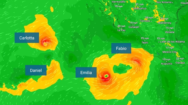 Tropical storms merge in East Pacific – Weather News