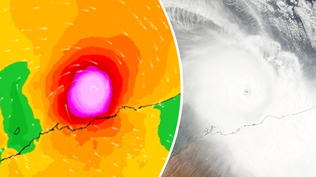 Cycloon Zelia - Tropische storm bereikt Australië