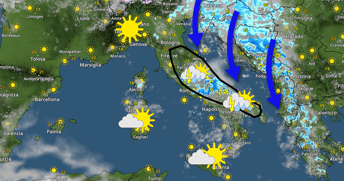 Previsioni meteo - Ponte del 25 aprile, quali regioni sono a rischio instabilità? - Notizie meteo