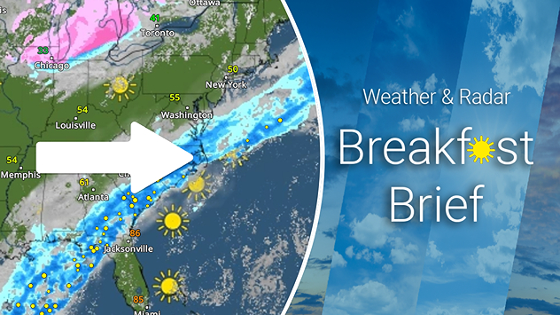 Breakfast Brief - Coasts see busy start to the new week – Weather News