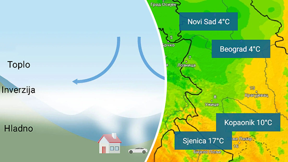 Temperaturna inverzija: kad su brda i planine topliji i sunčaniji od ...