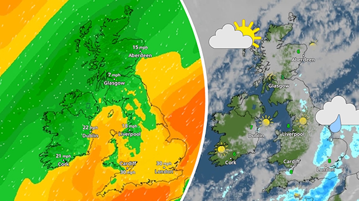 Dull but dry for most as winds fade – Weather News