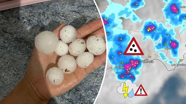 Spanyolország: az ország déli részét súlyos jégeső sújtotta - Időjárás ...