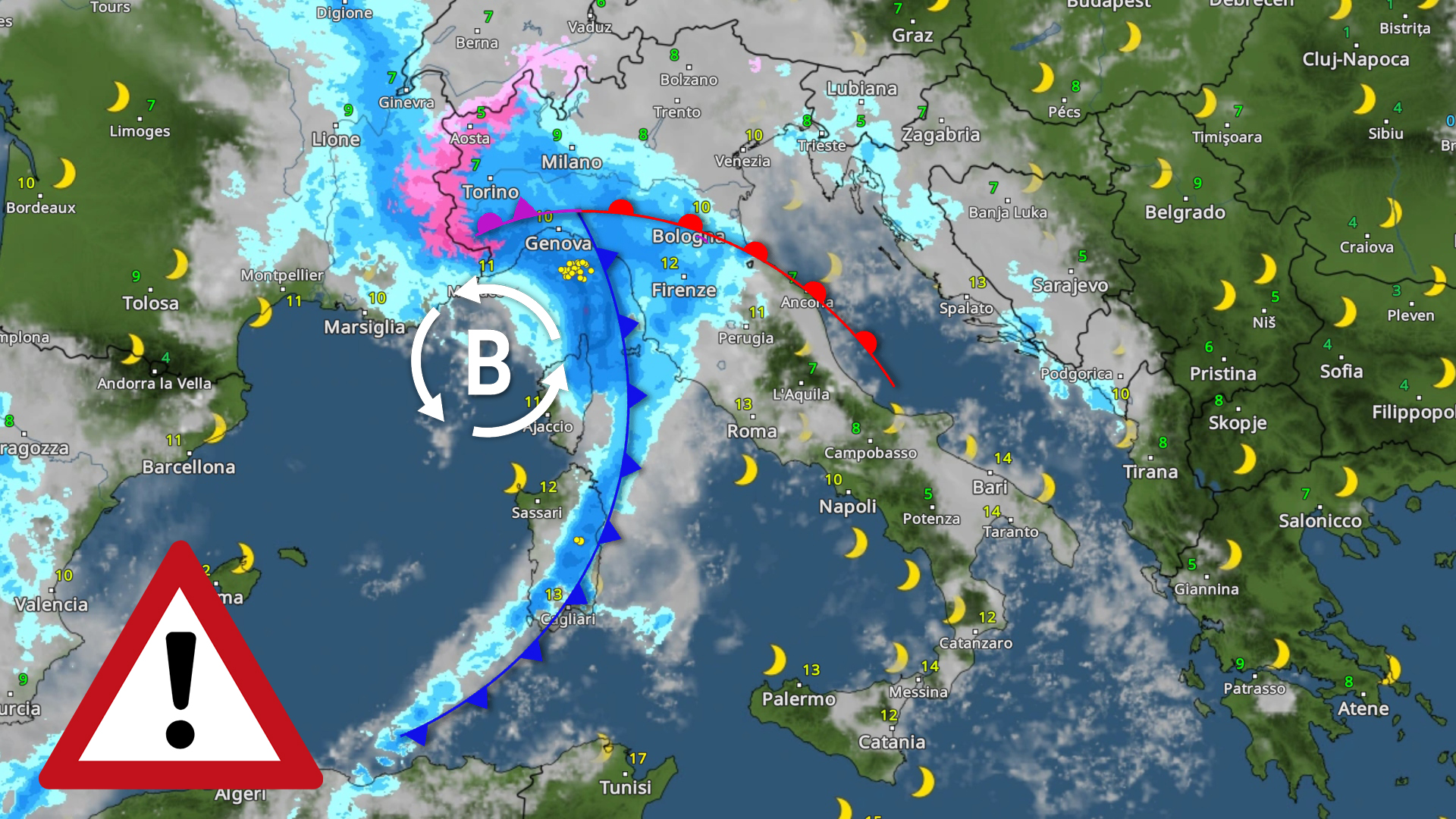 Previsioni meteo - L'anticiclone ha i giorni contati, torna la pioggia da venerdì - Notizie meteo